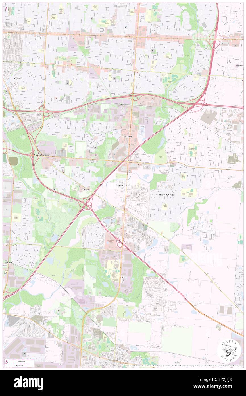 Edgewater Park, Franklin County, US, United States, Ohio, N 39 54' 29 ...