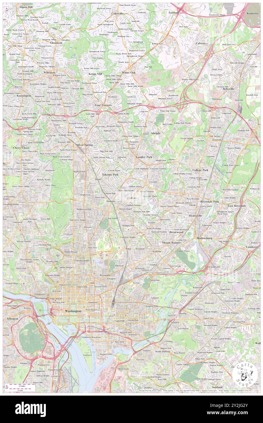 Chillum, Prince George's County, US, United States, Maryland, N 38 57 ...