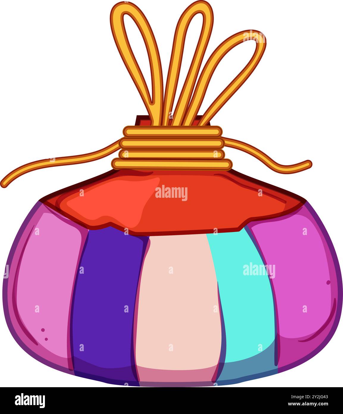 prosperity chinese lucky bag cartoon vector illustration Stock Vector ...