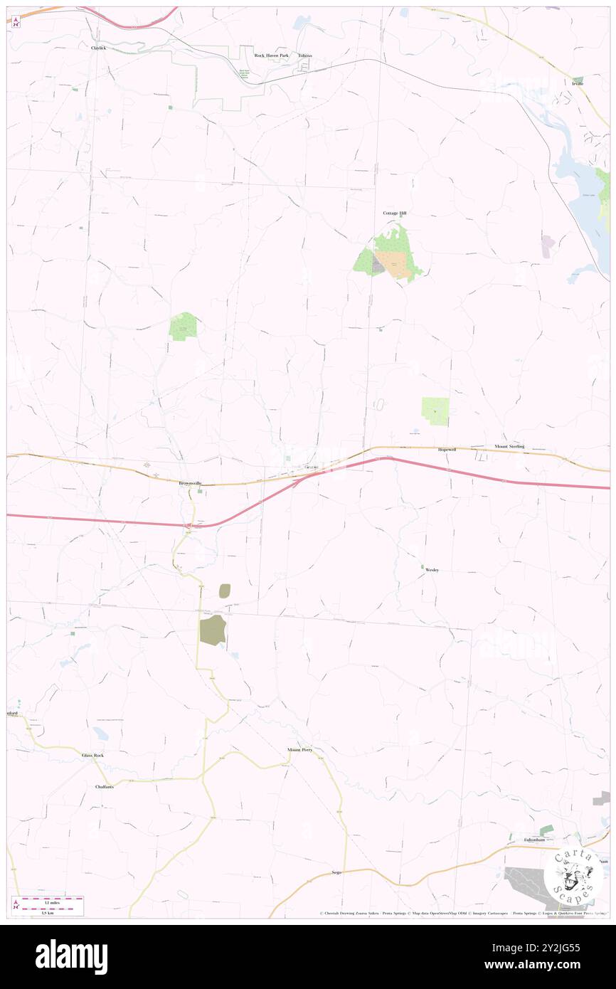 Gratiot county map Cut Out Stock Images & Pictures - Alamy