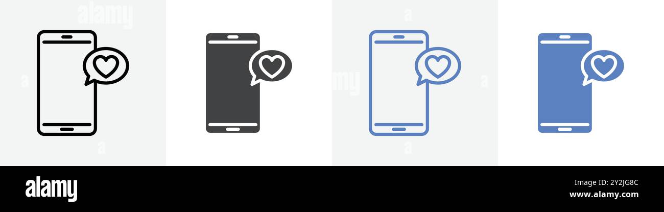 like notification icon linear thin line icon graphics set black and ...