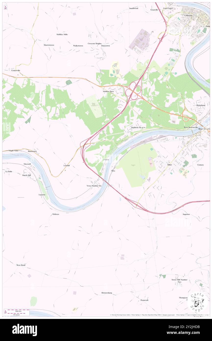 Denbo, Washington County, US, United States, Pennsylvania, N 40 0' 44 ...
