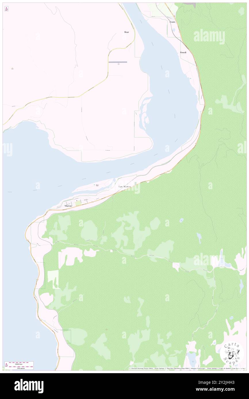 East Marcus, Stevens County, US, United States, Washington, N 48 40' 6 ...