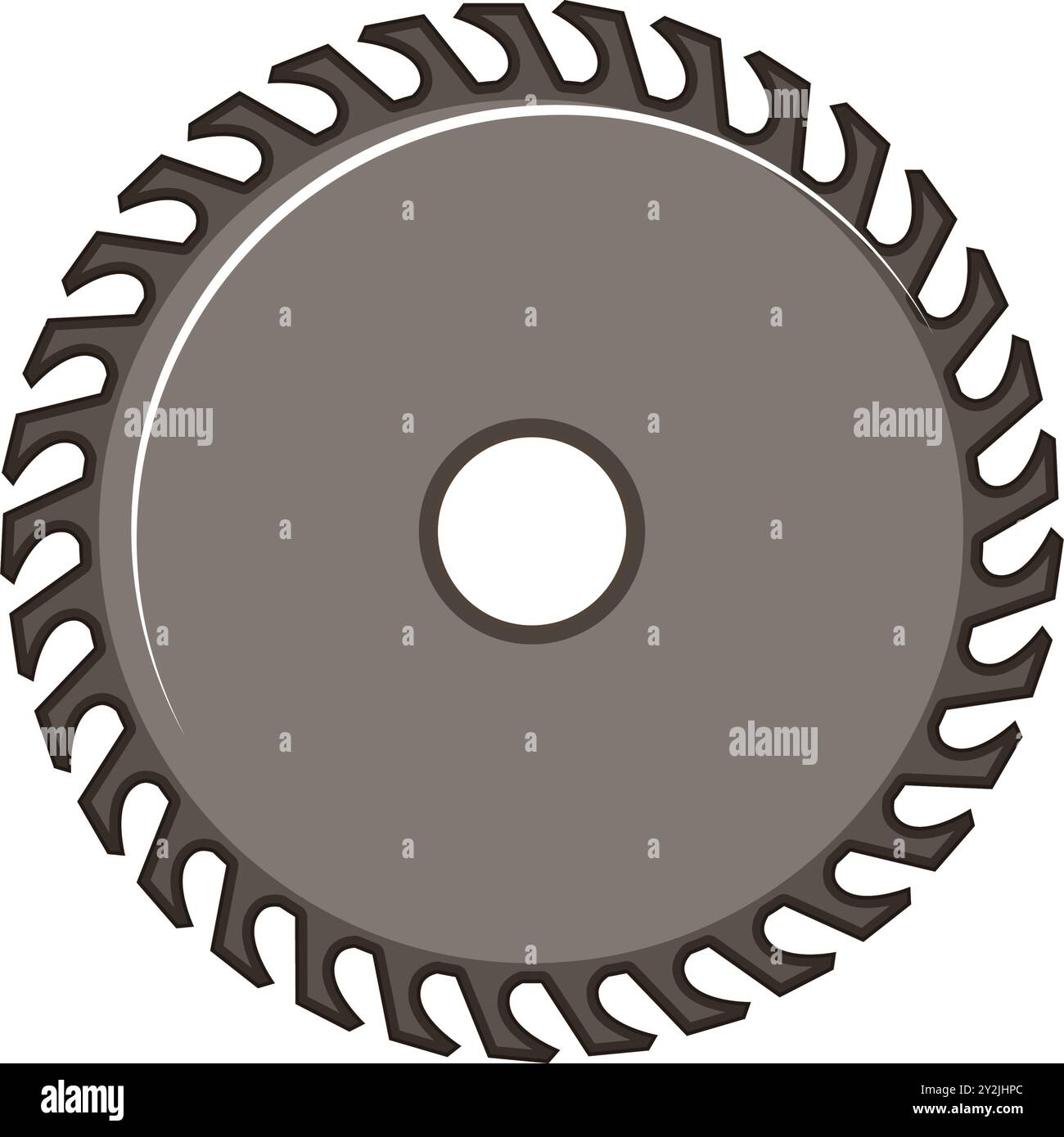 teeth circular saw blade cartoon vector illustration Stock Vector Image ...