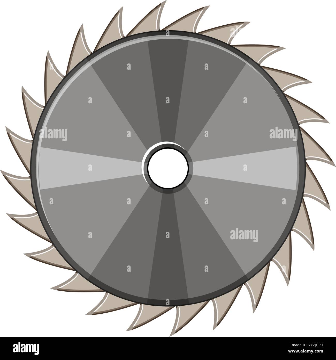 wood circular saw blade cartoon vector illustration Stock Vector Image ...