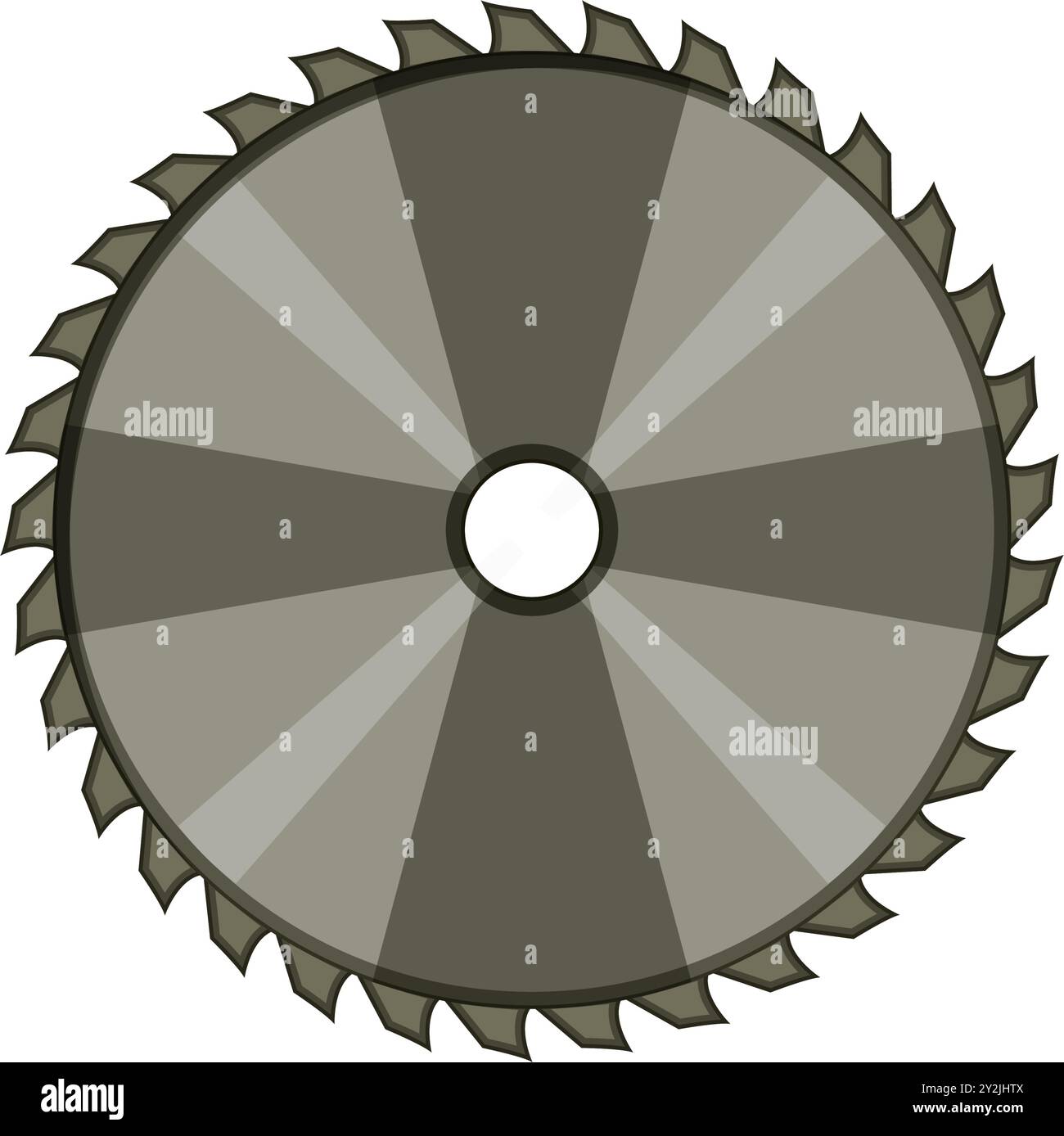 thickness circular saw blade cartoon vector illustration Stock Vector ...