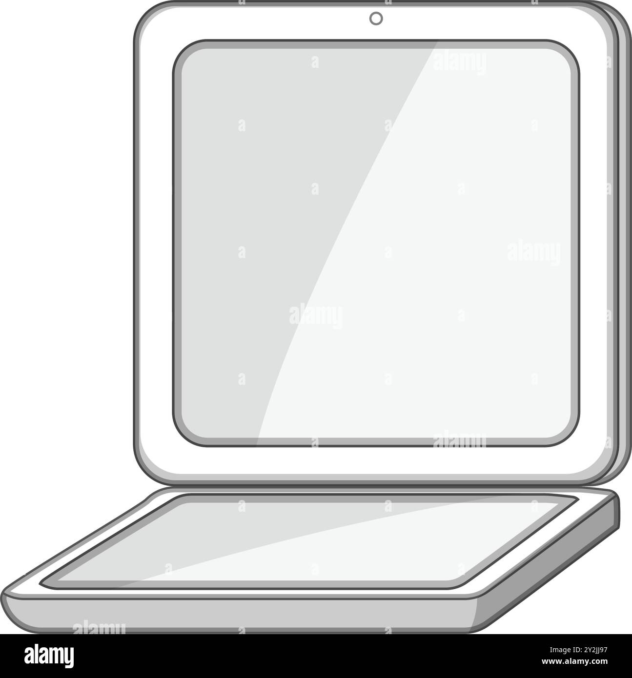 portable compact mirror cartoon vector illustration Stock Vector Image ...