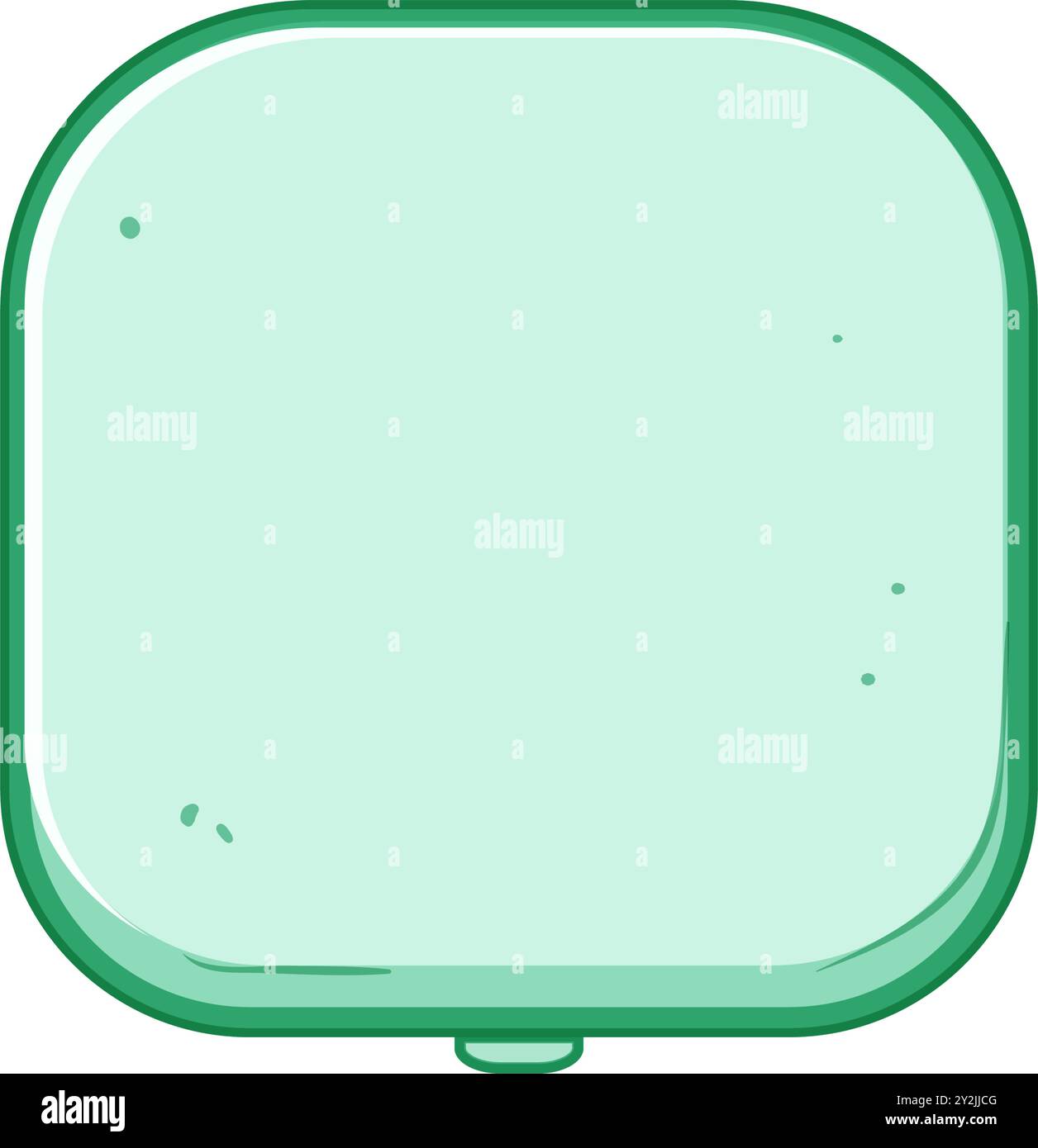 reflection compact mirror cartoon vector illustration Stock Vector ...