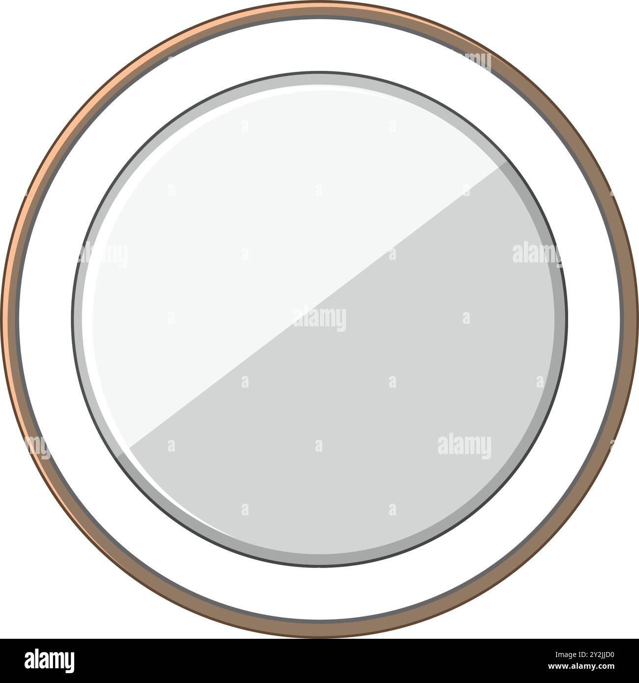 purse compact mirror cartoon vector illustration Stock Vector Image ...