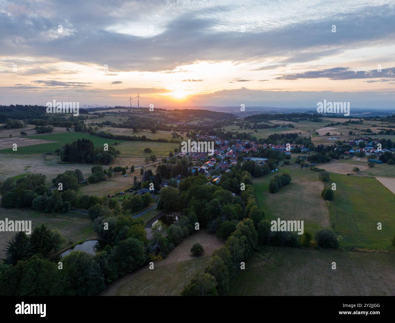 Vogelberg region in Hesse in Germanyt Stock Photo - Alamy