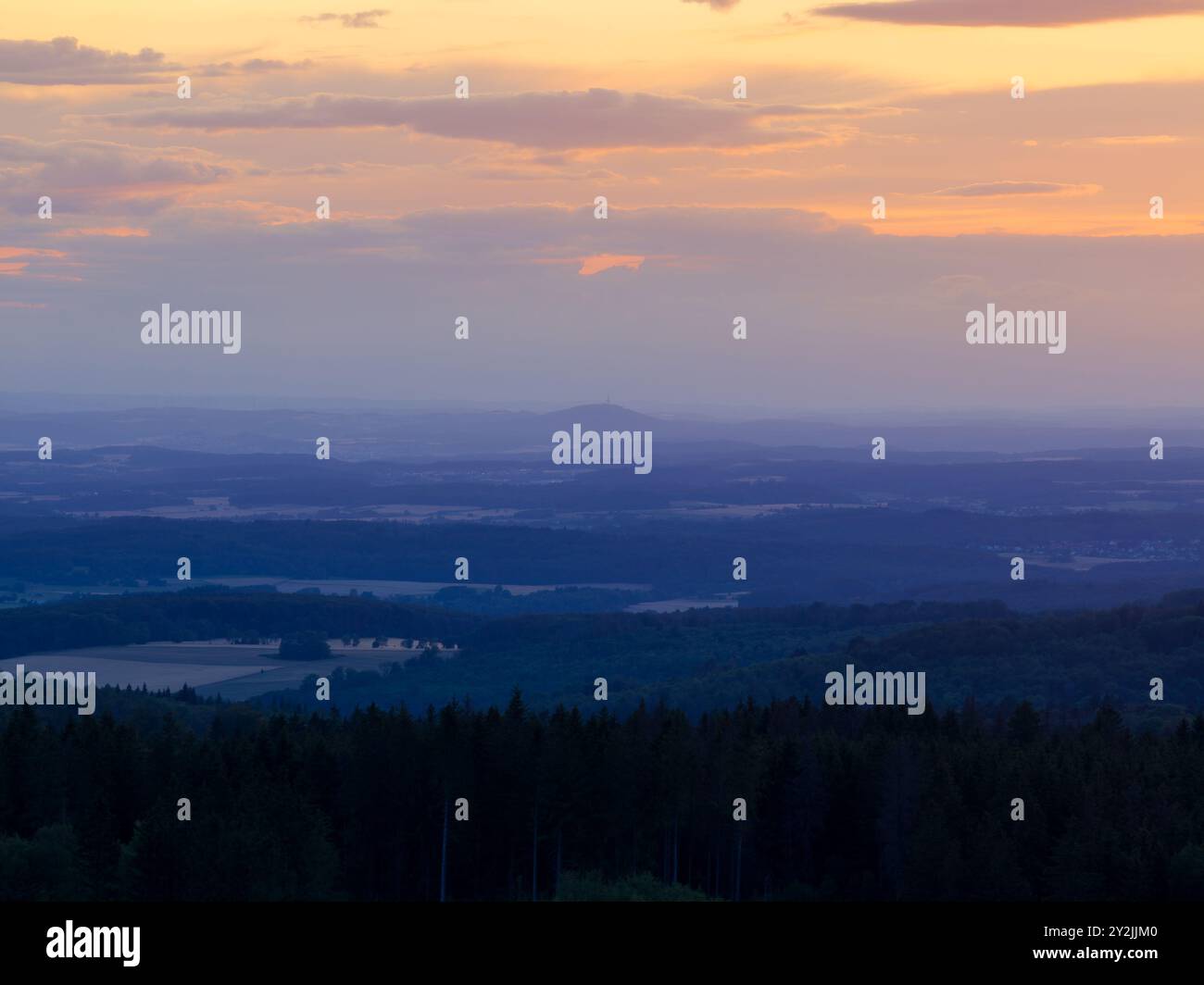 Vogelberg region in Hesse in Germanyt Stock Photo - Alamy