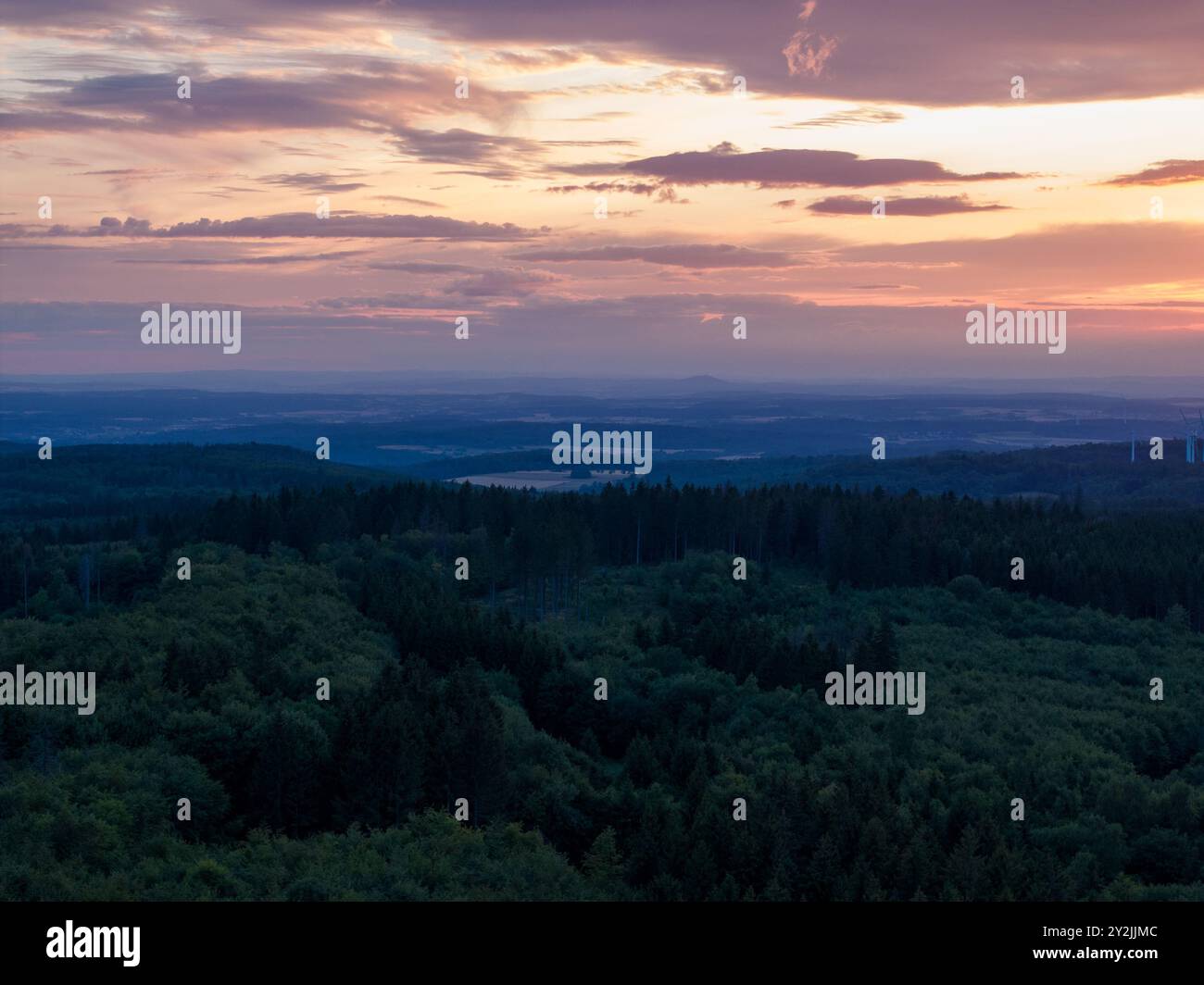 Vogelberg region in Hesse in Germanyt Stock Photo - Alamy