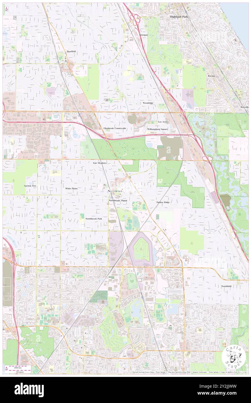 Northbrook Villa, Cook County, US, United States, Illinois, N 42 7' 45 ...