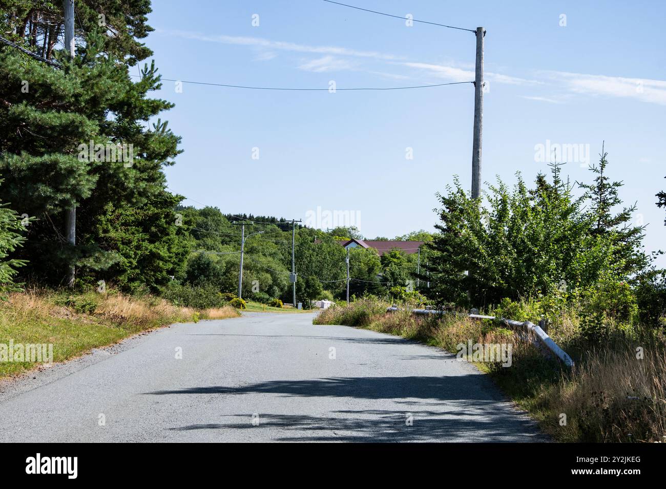 Church Road in Conception Harbour, Newfoundland & Labrador, Canada ...