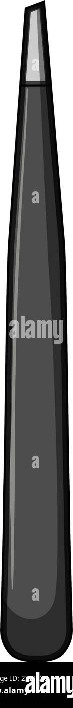 stainless eyebrow tweezers cartoon vector illustration Stock Vector ...