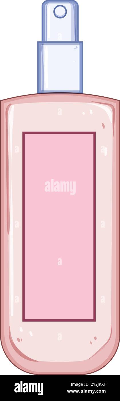 cleansing face toner cartoon vector illustration Stock Vector Image ...