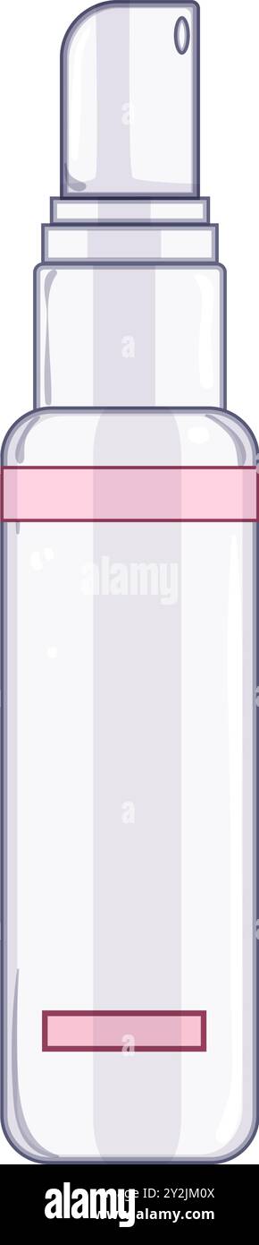 soothing face toner cartoon vector illustration Stock Vector Image ...