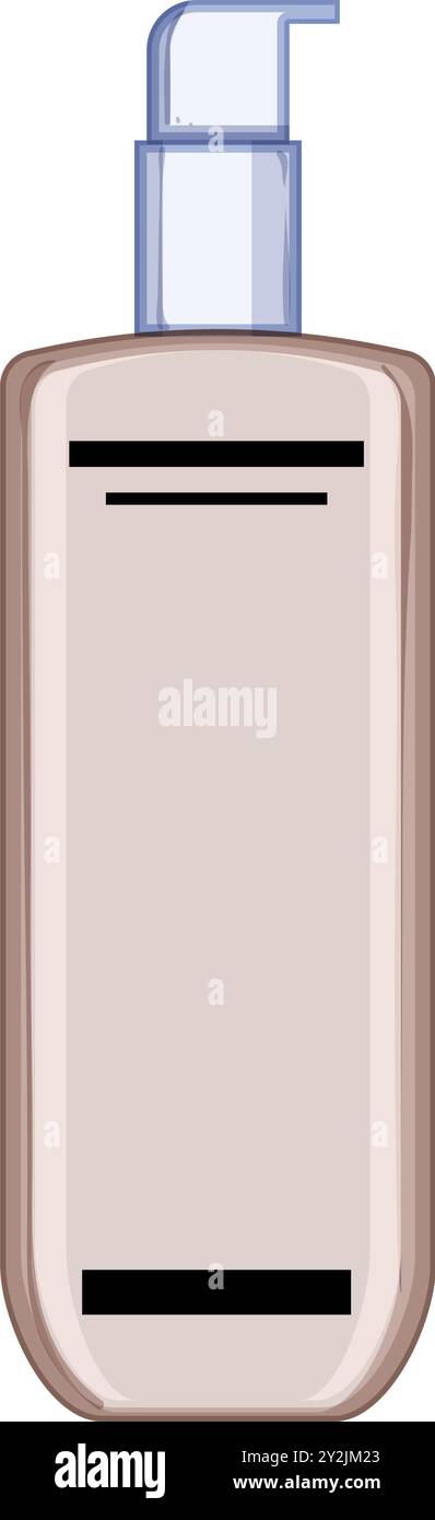 refreshing face toner cartoon vector illustration Stock Vector Image ...