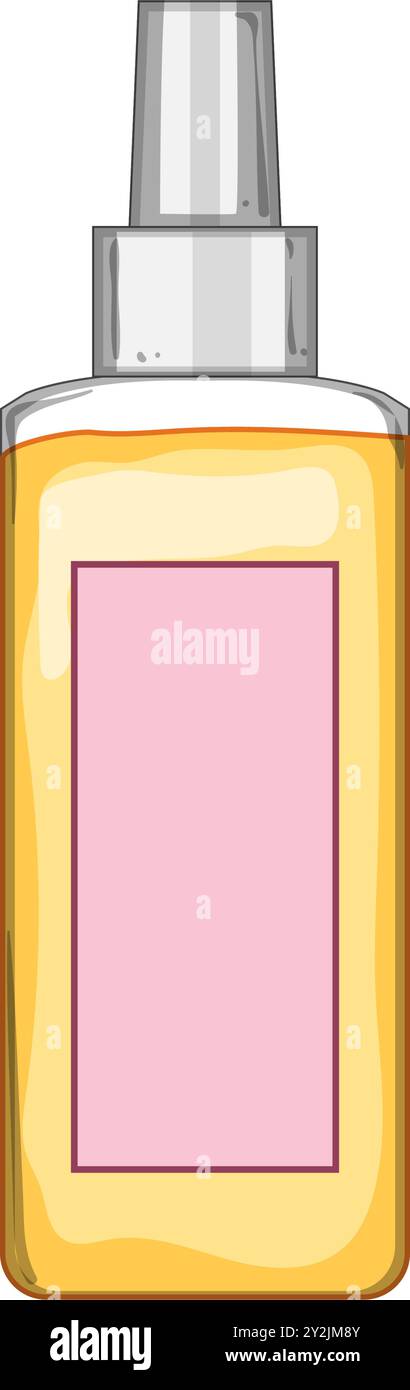 nourishing face toner cartoon vector illustration Stock Vector Image ...