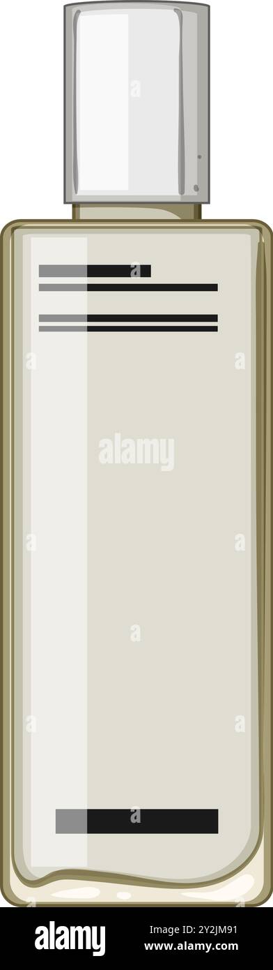 exfoliating face toner cartoon vector illustration Stock Vector Image ...