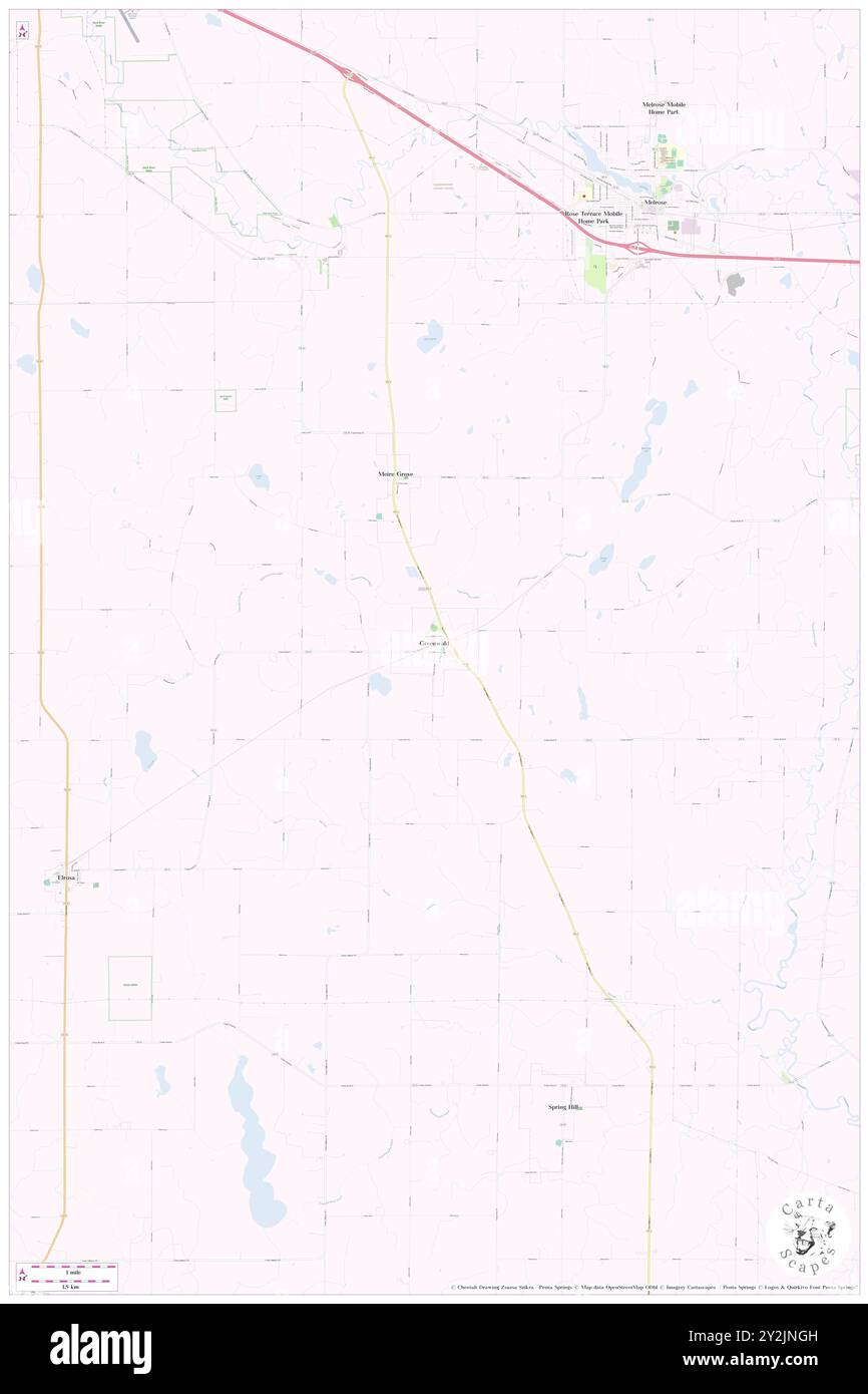 Greenwald, Stearns County, US, United States, Minnesota, N 45 36' 5 ...