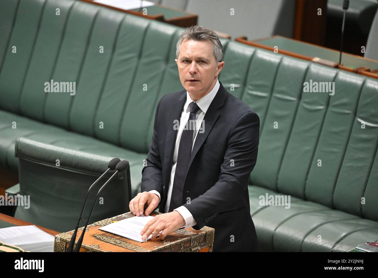 Canberra, Australia. 11th Sep, 2024. Minister for Education Jason Clare ...