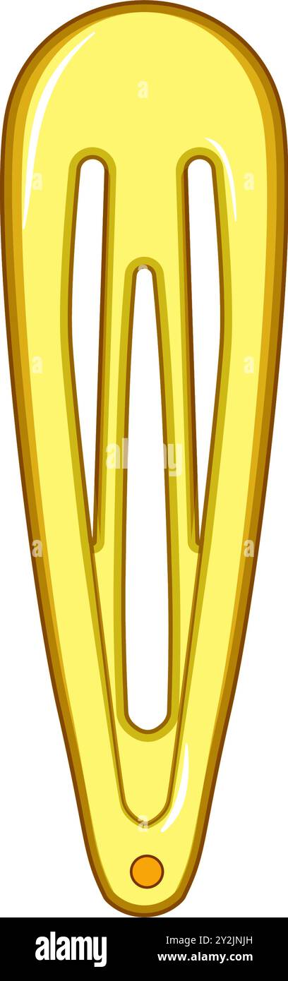 barrette hair clip cartoon vector illustration Stock Vector Image & Art ...