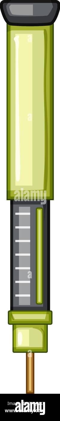 diabetes insulin pen cartoon vector illustration Stock Vector Image ...