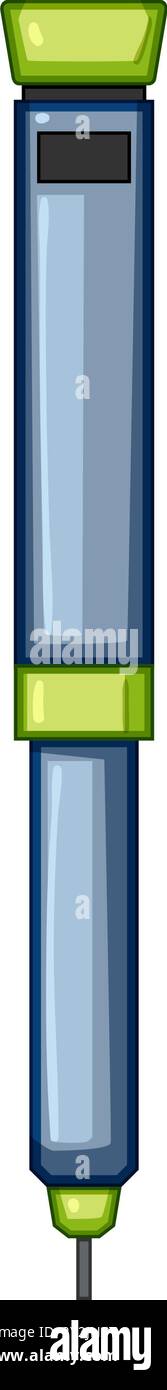 injection insulin pen cartoon vector illustration Stock Vector Image ...