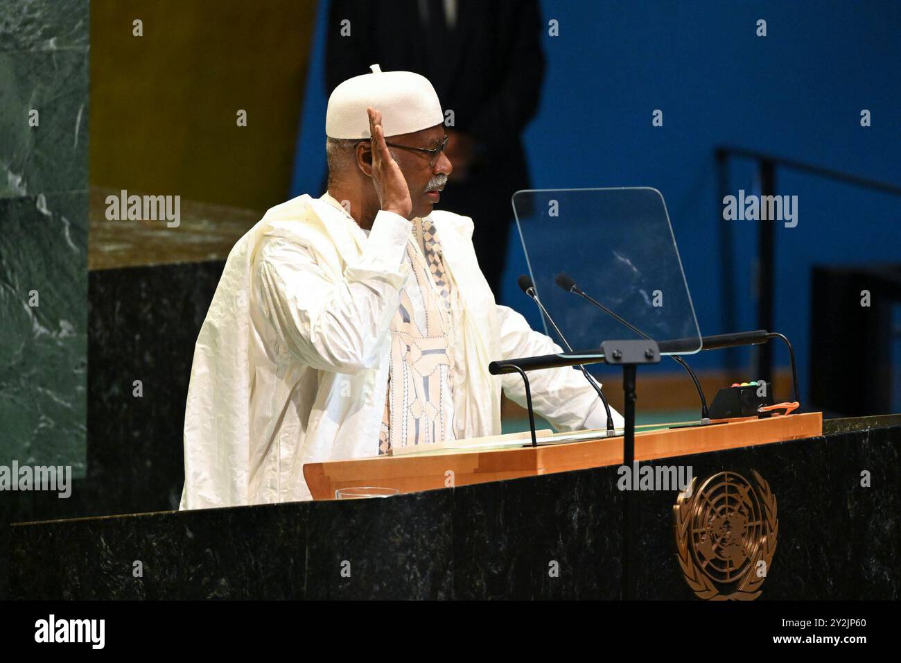 (240910) -- UNITED NATIONS, Sept. 10, 2024 (Xinhua) -- Philemon Yang ...