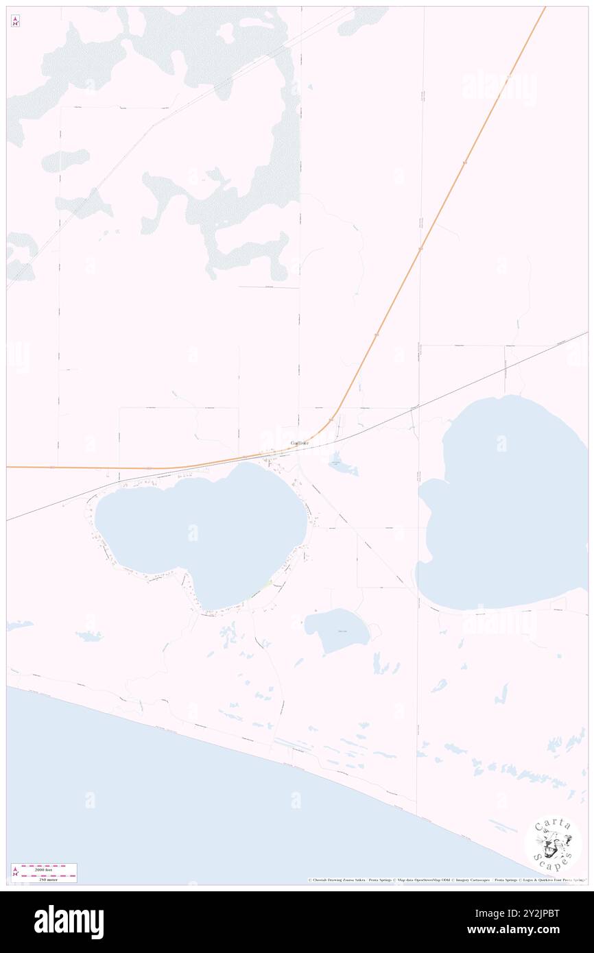 Schoolcraft county map Cut Out Stock Images & Pictures - Alamy