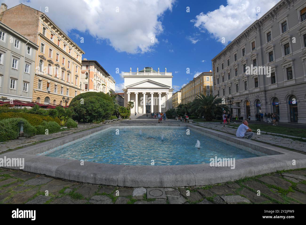 Trieste: Church of Sant'Antonio Taumaturgo. Italy Stock Photo - Alamy