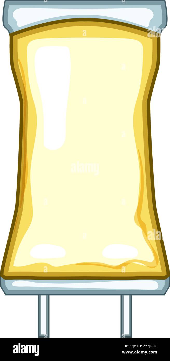 fluid iv drip bag cartoon vector illustration Stock Vector Image & Art ...
