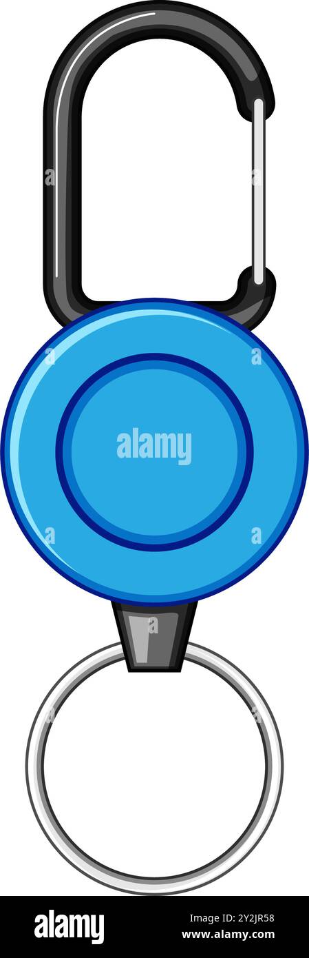 fob key ring clip cartoon vector illustration Stock Vector Image & Art ...