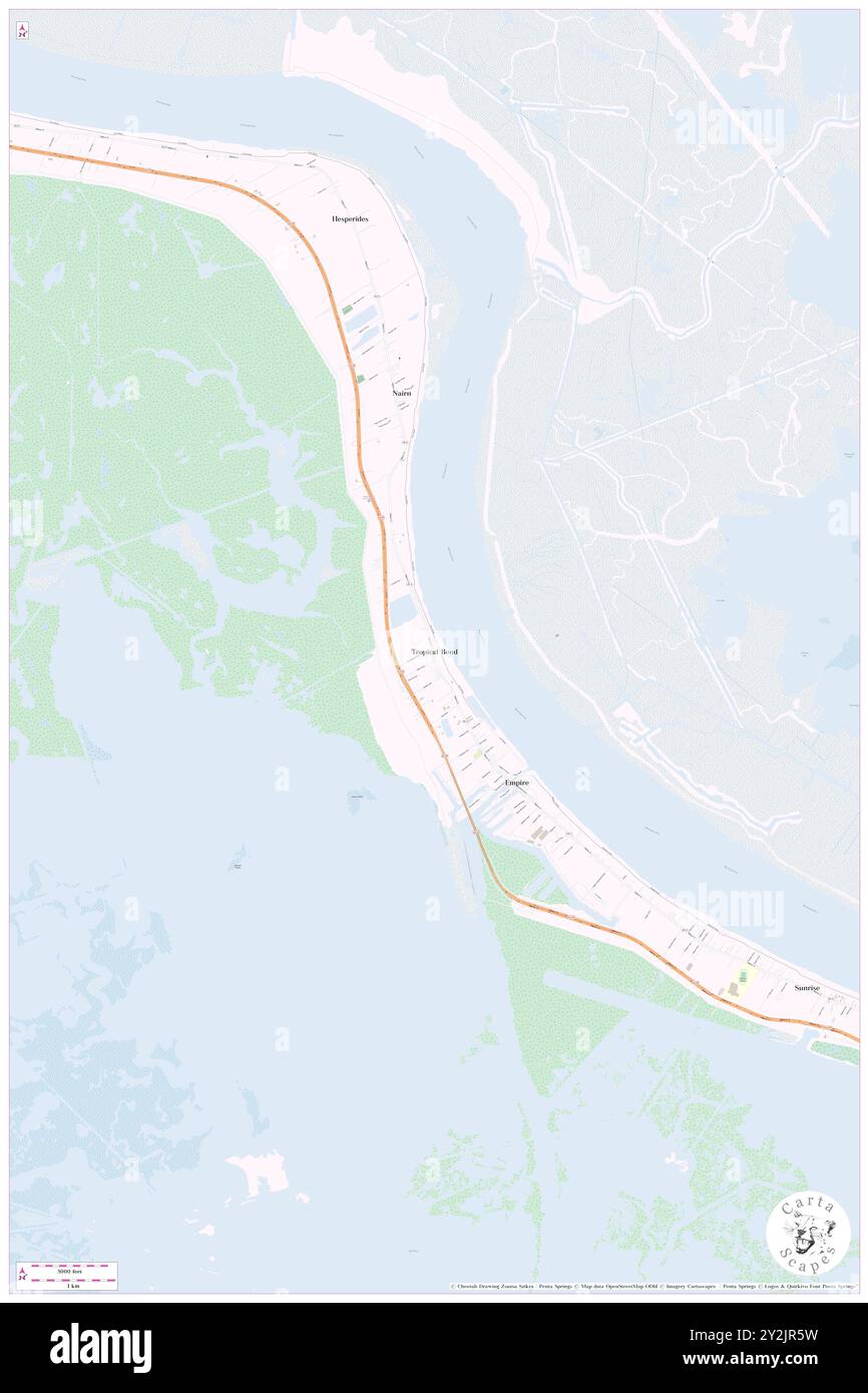 Tropical Bend, Plaquemines Parish, US, United States, Louisiana, N 29 ...