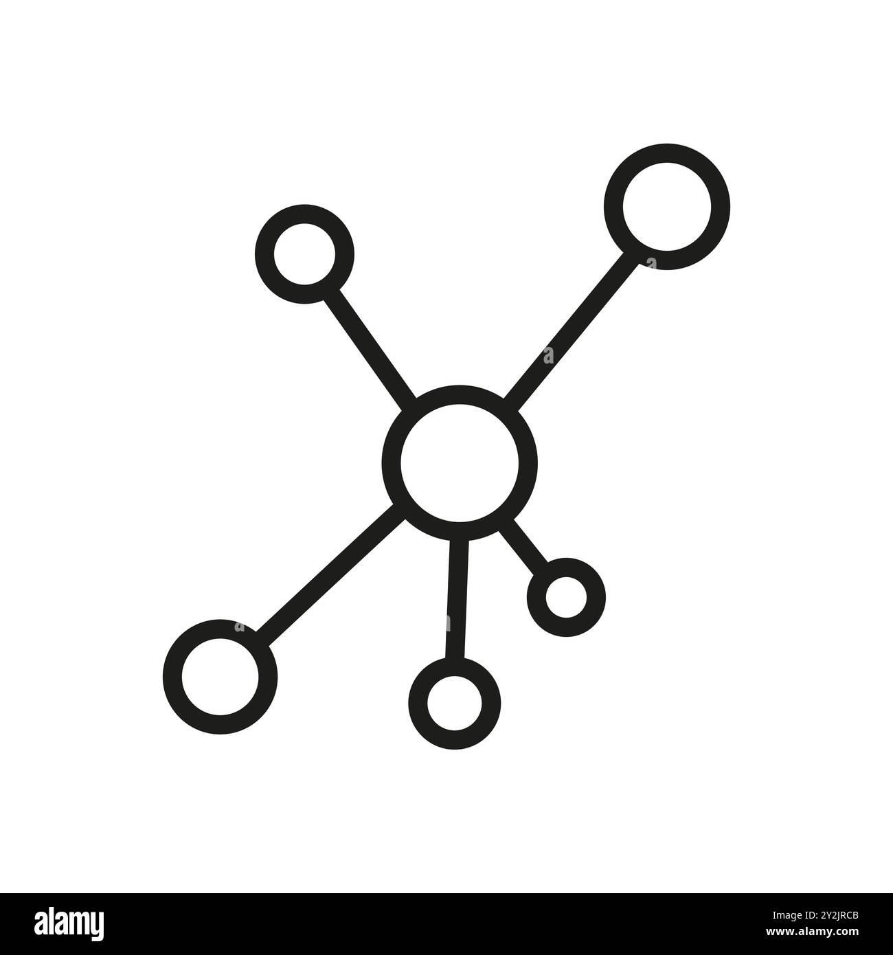 Molecule Structure Icon Chemical Connection Symbol Atomic Network