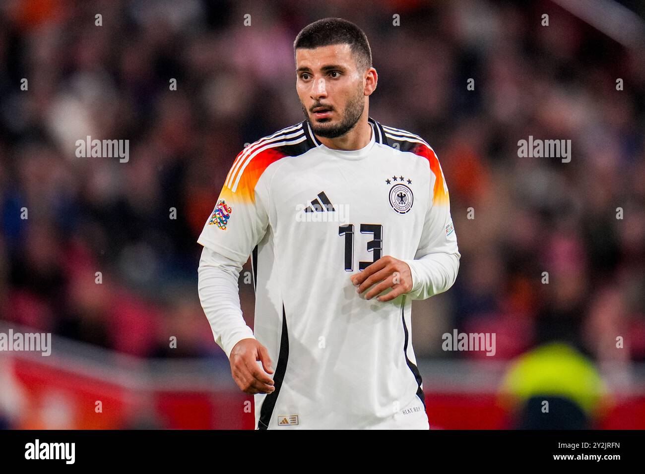 AMSTERDAM, NETHERLANDS - SEPTEMBER 10: Deniz Undav of Germany looks on ...