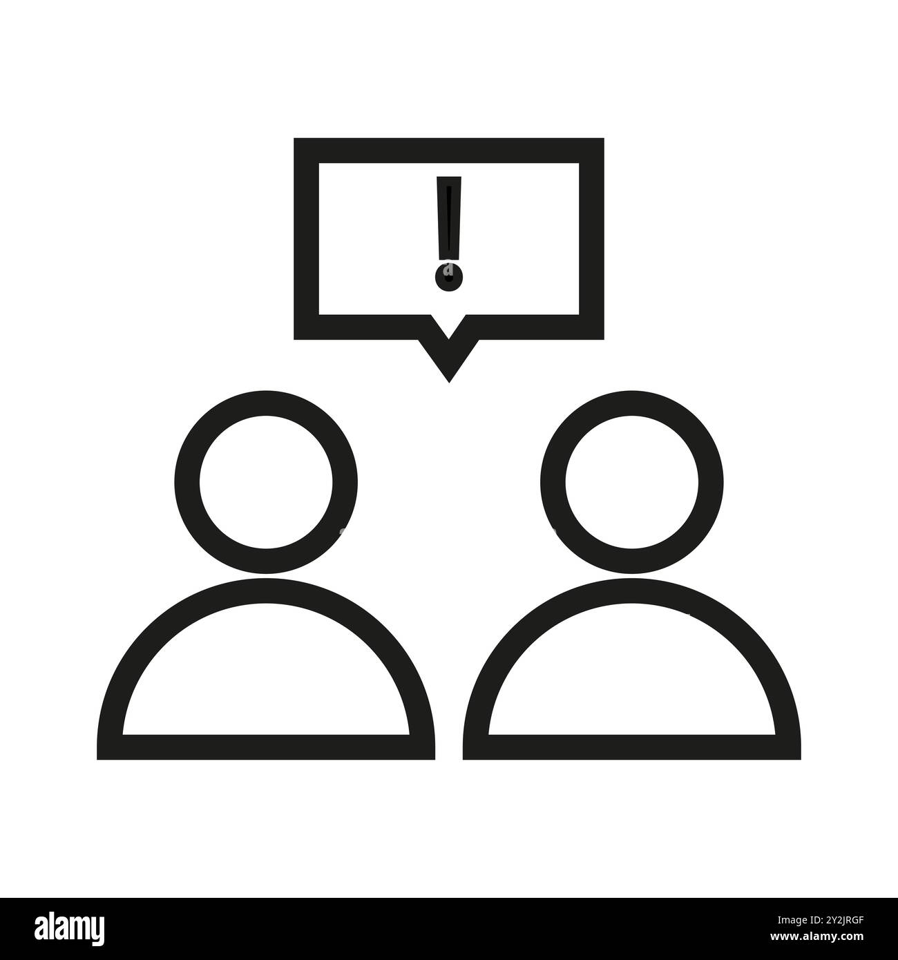 Conversation icon. People talking illustration. Dialogue with speech ...