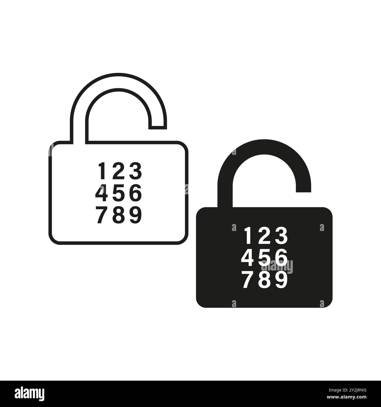Numeric code Stock Vector Images - Alamy