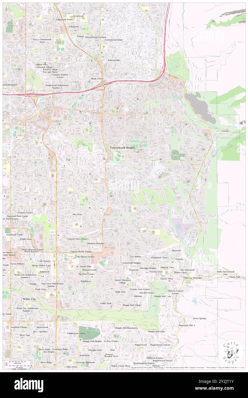 Little Cottonwood Creek Valley Census Designated Place (historical ...