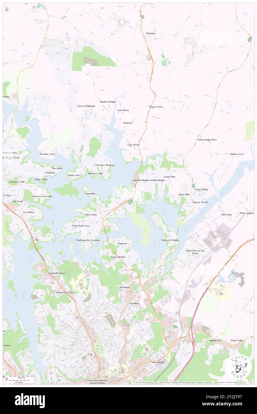 Kemp, Hall County, US, United States, Georgia, N 34 21' 45'', S 83 48 ...