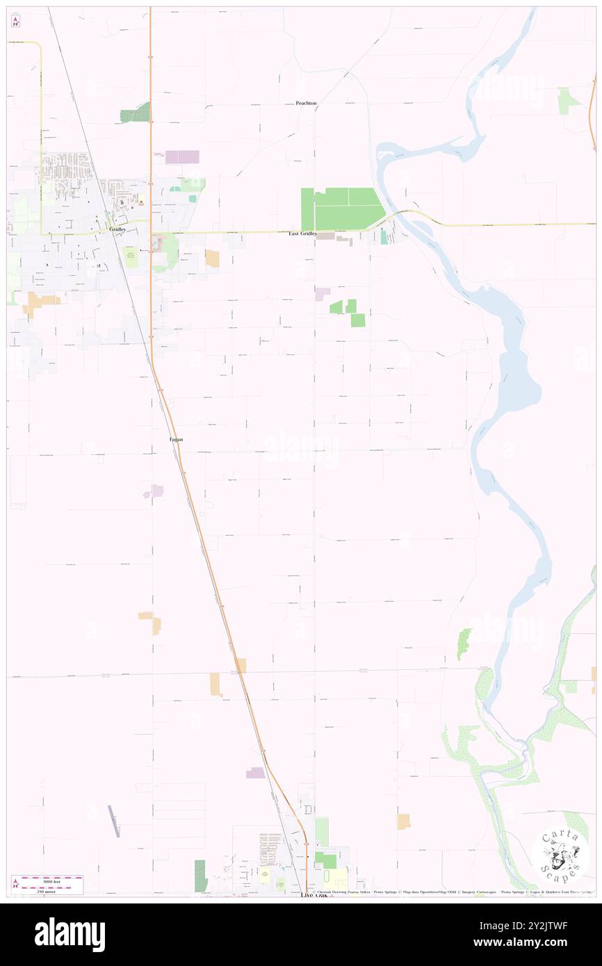 Gridley Colony Number One (historical), Butte County, US, United States ...