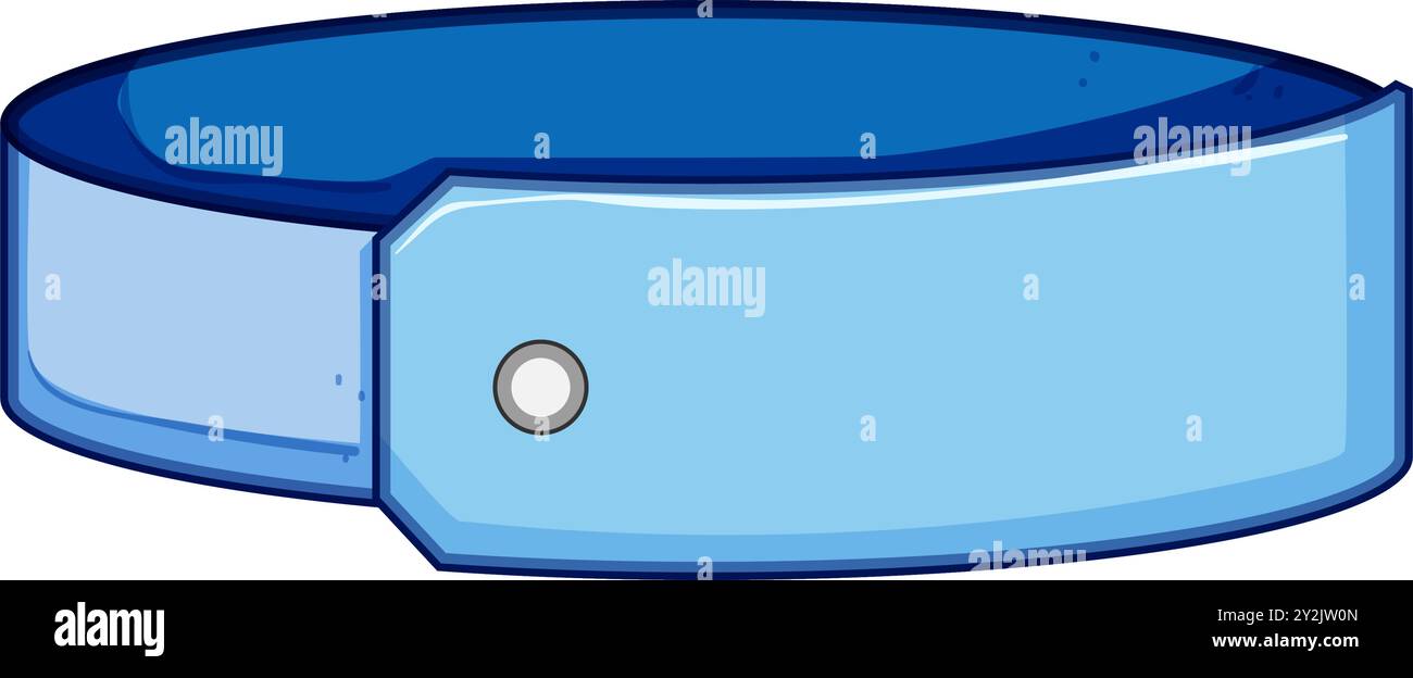 alert medical bracelet cartoon vector illustration Stock Vector Image ...