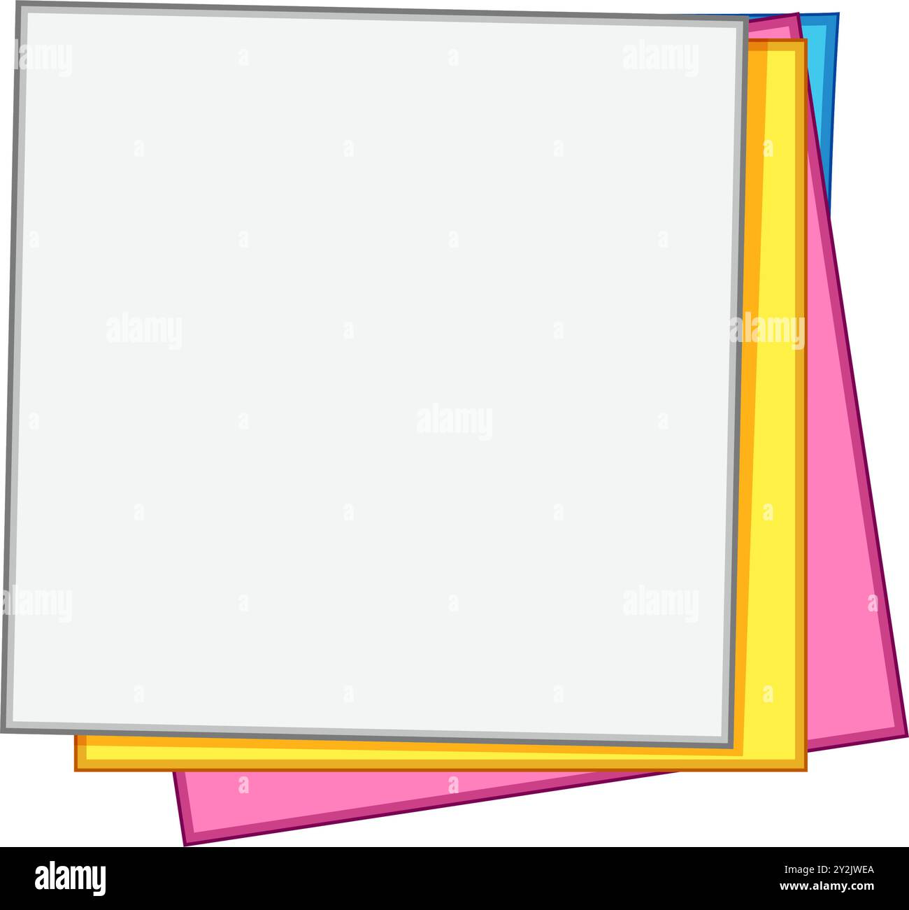 sketch memo paper cartoon vector illustration Stock Vector Image & Art ...