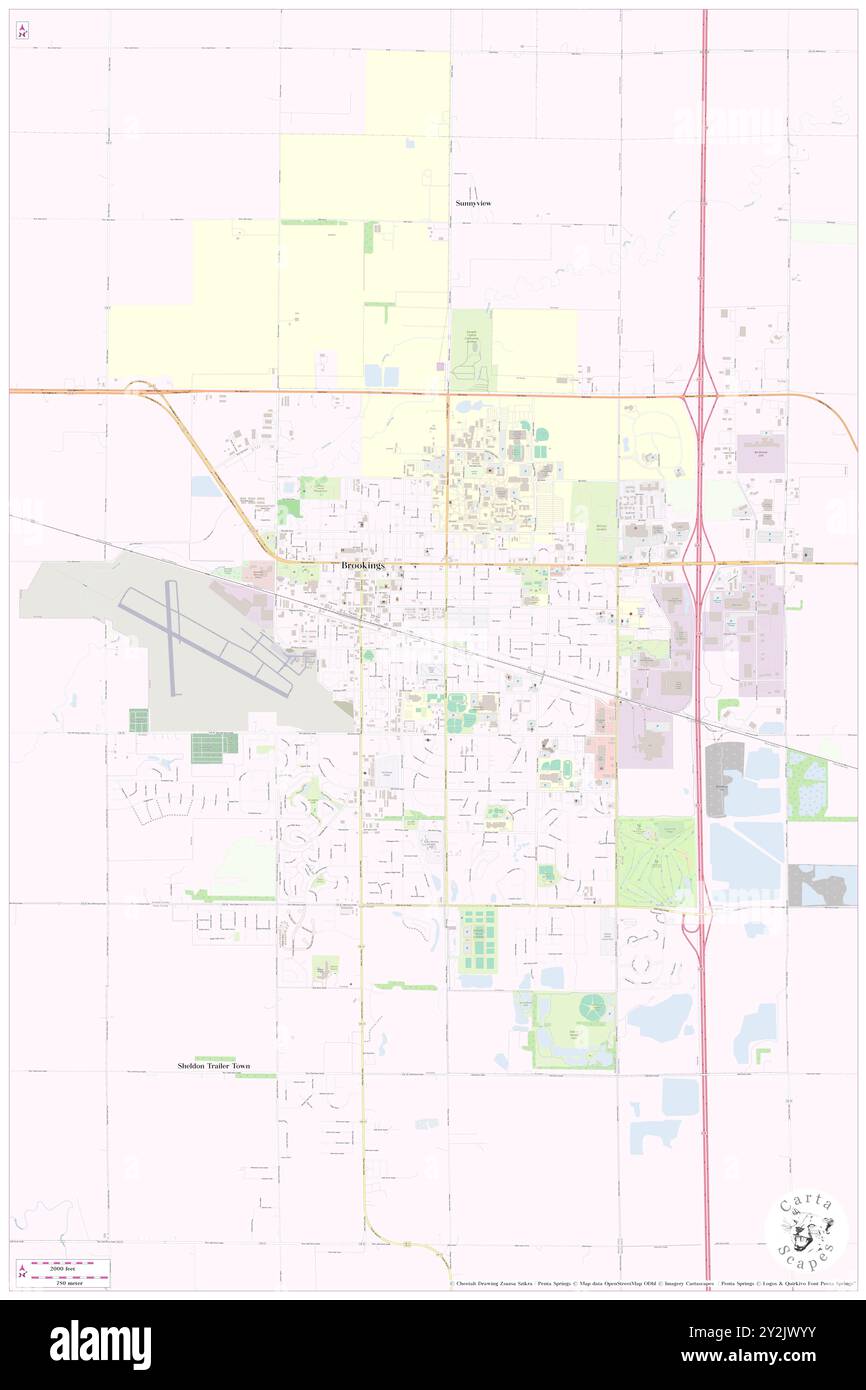 Brookings, Brookings County, US, United States, South Dakota, N 44 18 ...