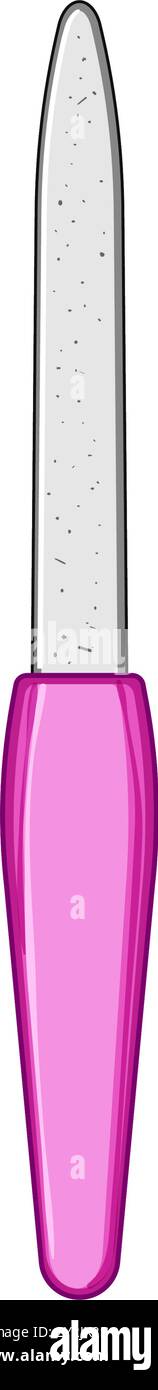 buffer nail file cartoon vector illustration Stock Vector Image & Art ...