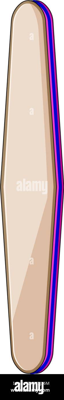 shape nail file cartoon vector illustration Stock Vector Image & Art ...