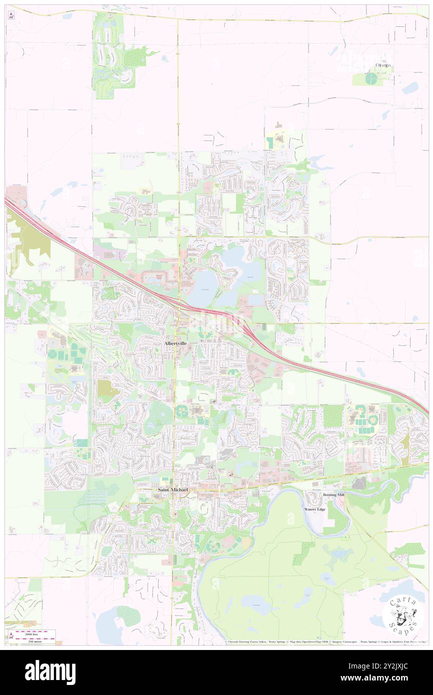 Albertville map Cut Out Stock Images & Pictures - Alamy