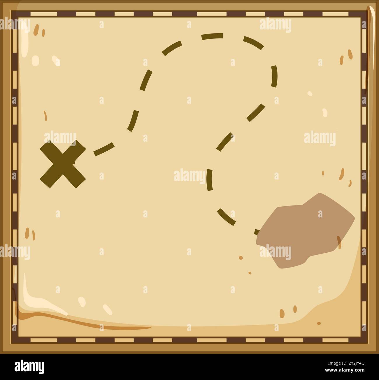 bearings nautical map cartoon vector illustration Stock Vector Image ...