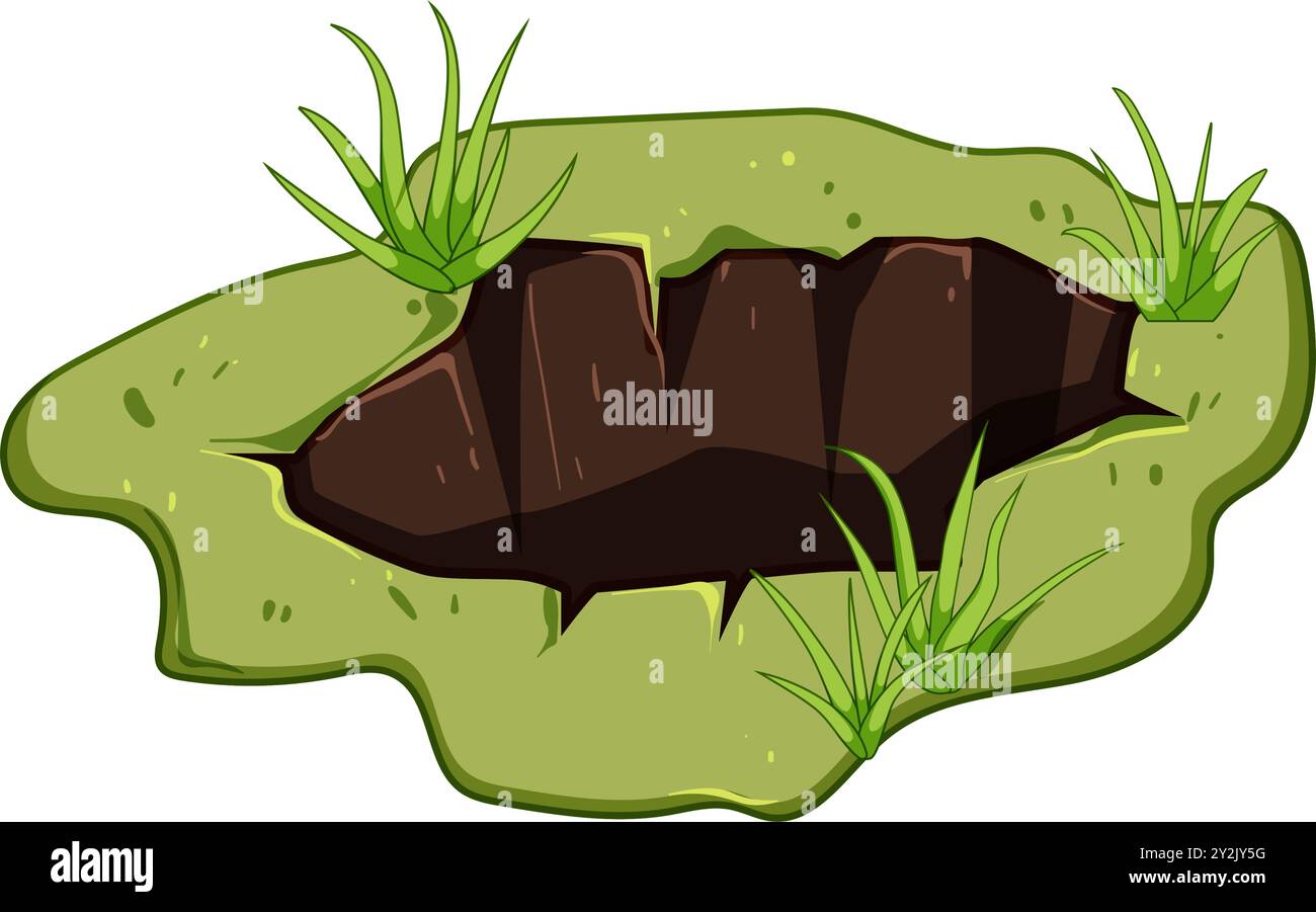 mine pit cartoon vector illustration Stock Vector Image & Art - Alamy